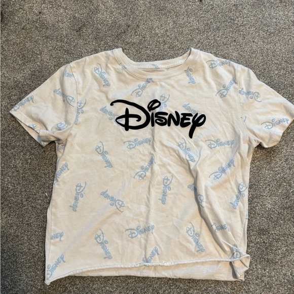Disney | Tops | Disney Cropped Tee | Poshmark